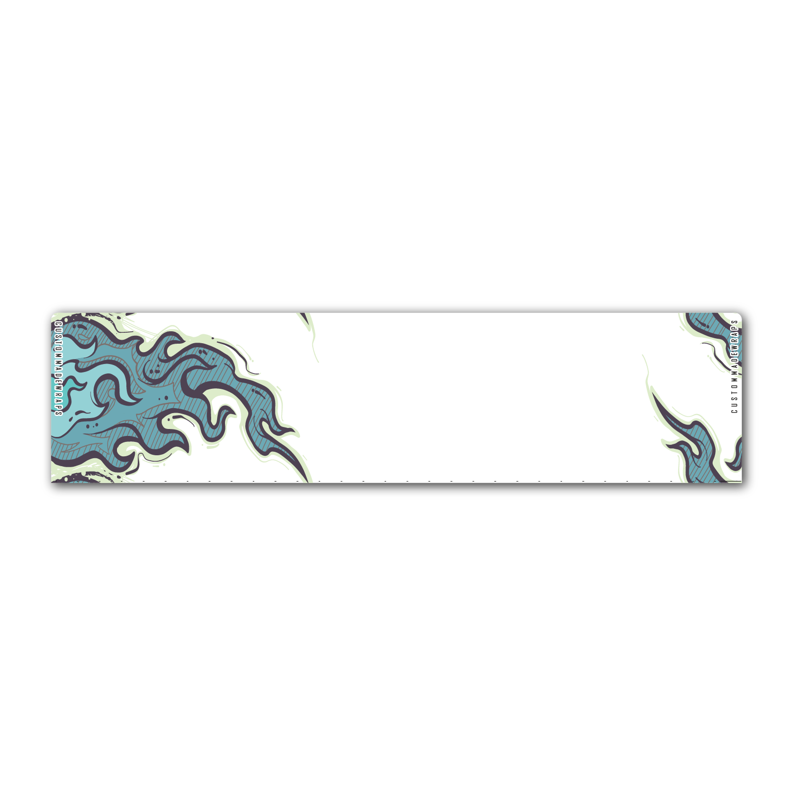 Regular - Aqua Whisper Flame - CustomMadeWraps.com