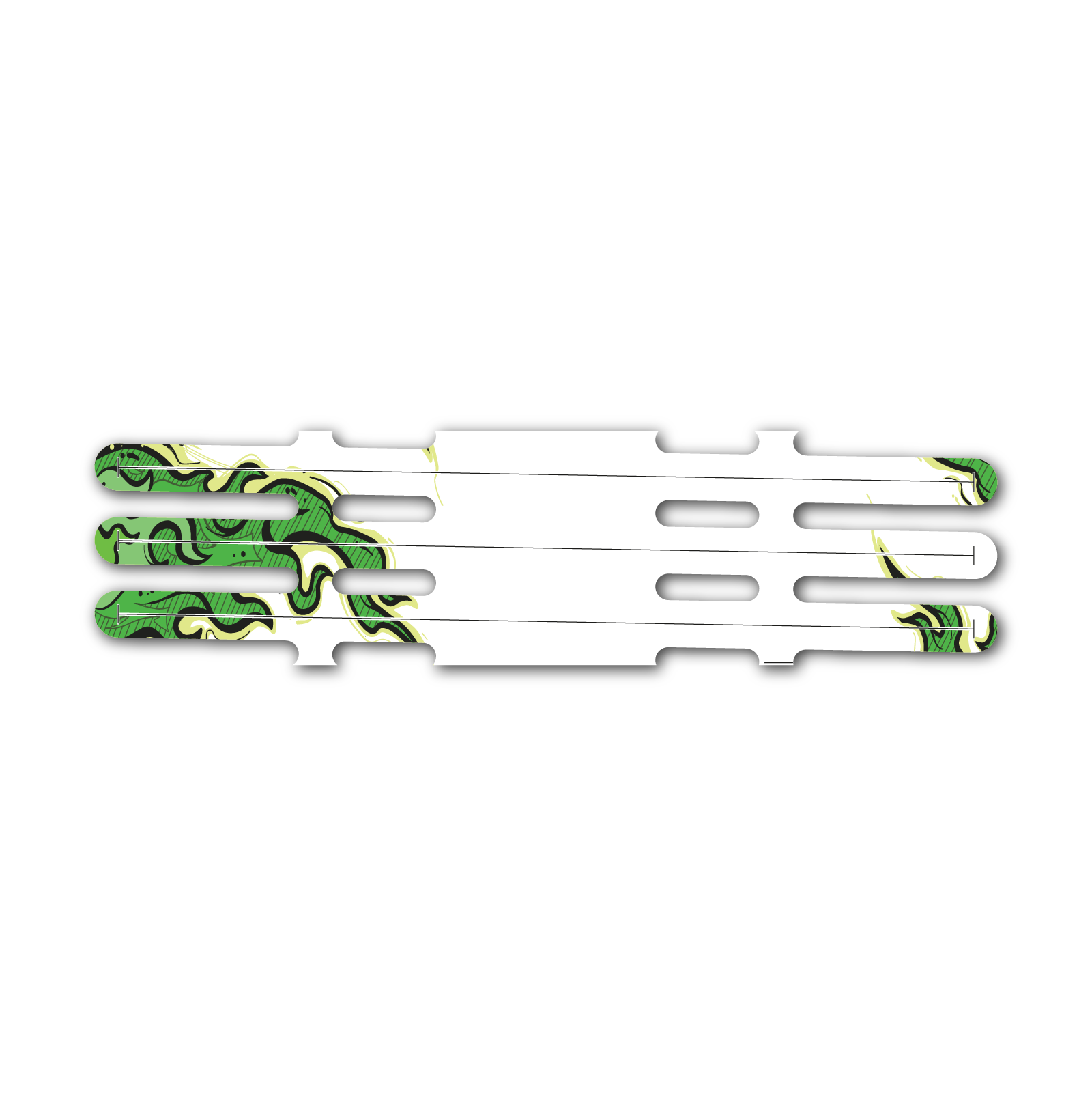 Vortex - Emerald Surge Flame - CustomMadeWraps.com