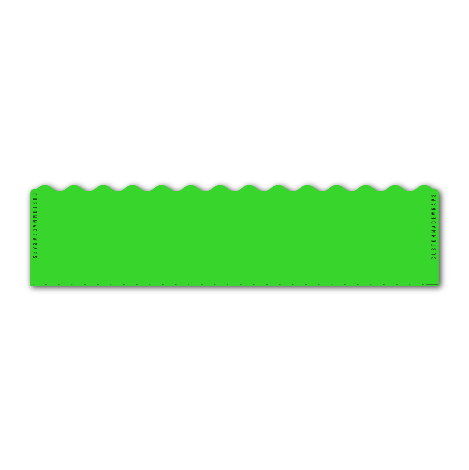 Wave Edge - Fluorescent Green - CustomMadeWraps.com
