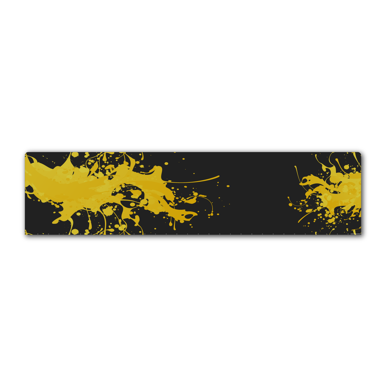 Regular - Splash Yellow on Matt Black - CustomMadeWraps.com