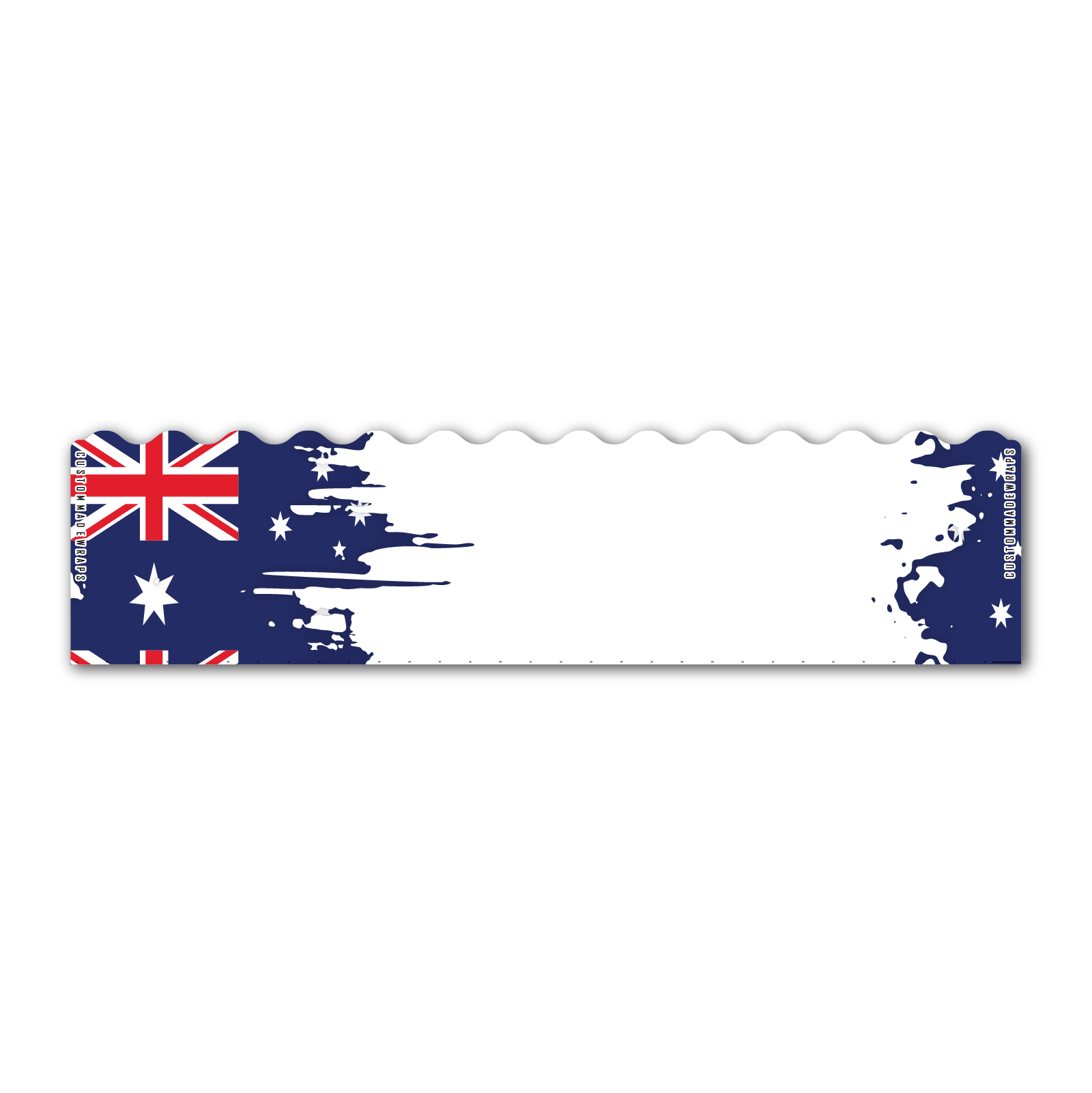 Wave Edge - National Flag Australia - CustomMadeWraps.com