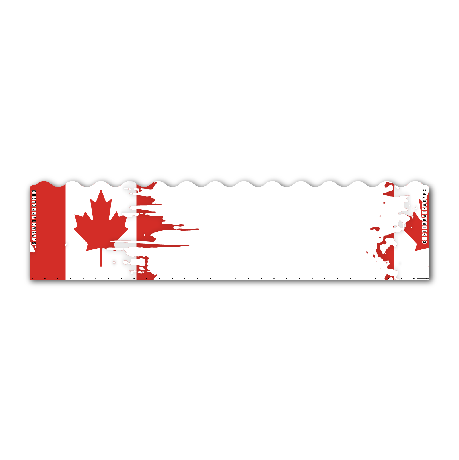 Wave Edge - National Flag Canada - CustomMadeWraps.com