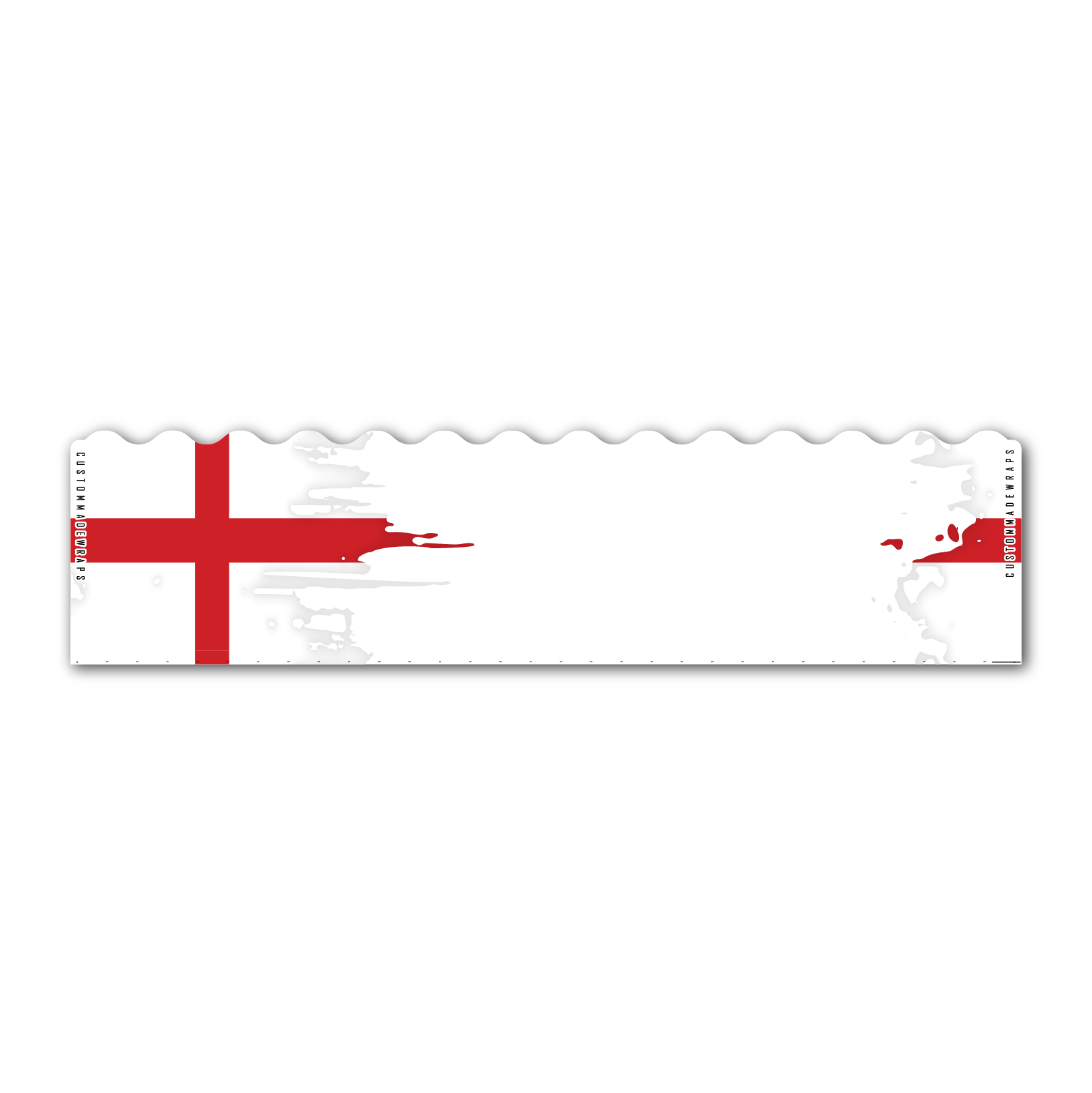 Wave Edge - National Flag England - CustomMadeWraps.com