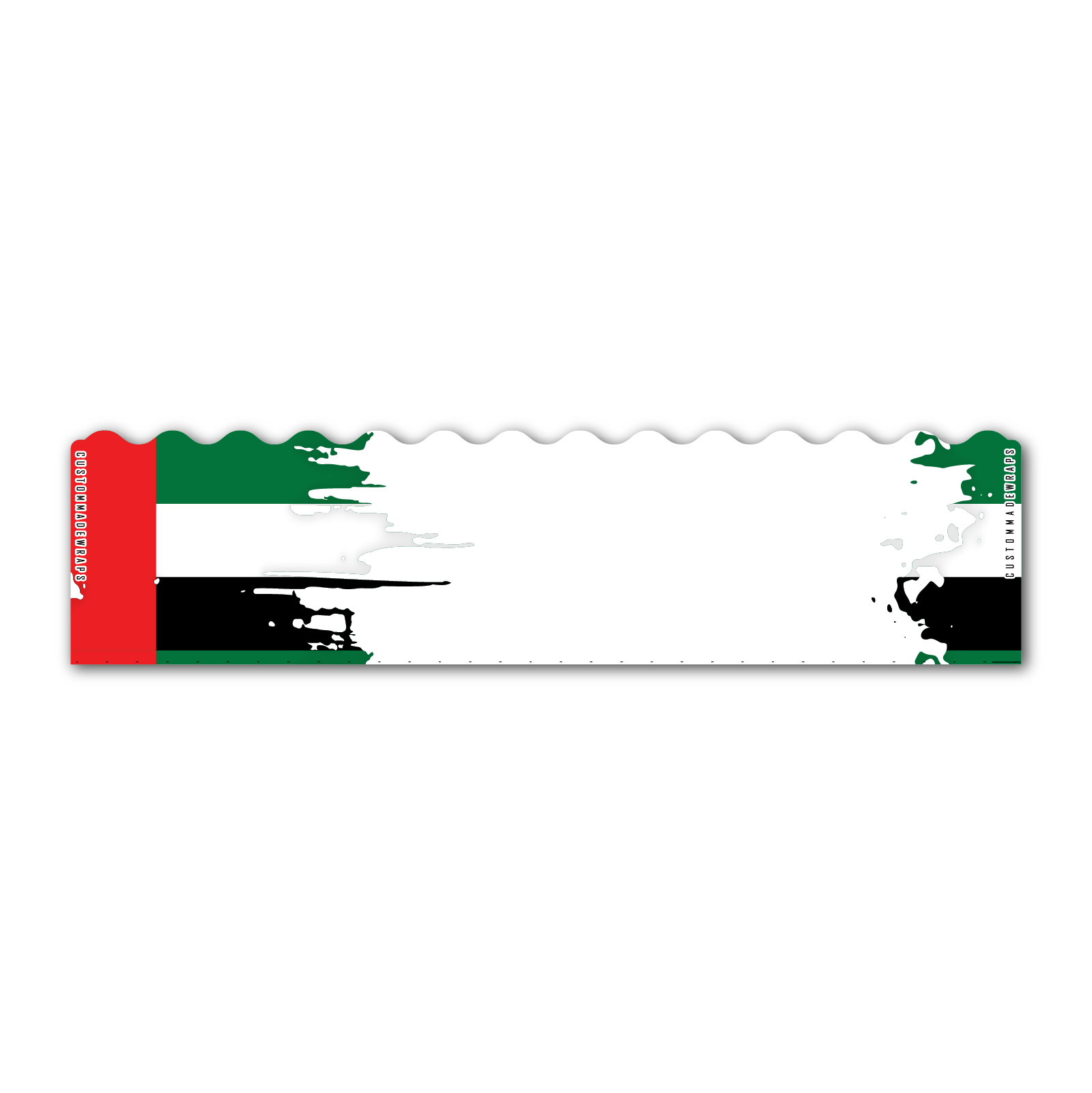 Wave Edge - National Flag United Arab Emirates - CustomMadeWraps.com