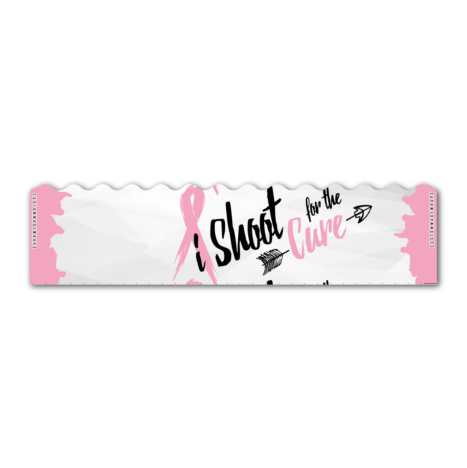 Wave Edge - Shoot for the Cure Pink - CustomMadeWraps.com