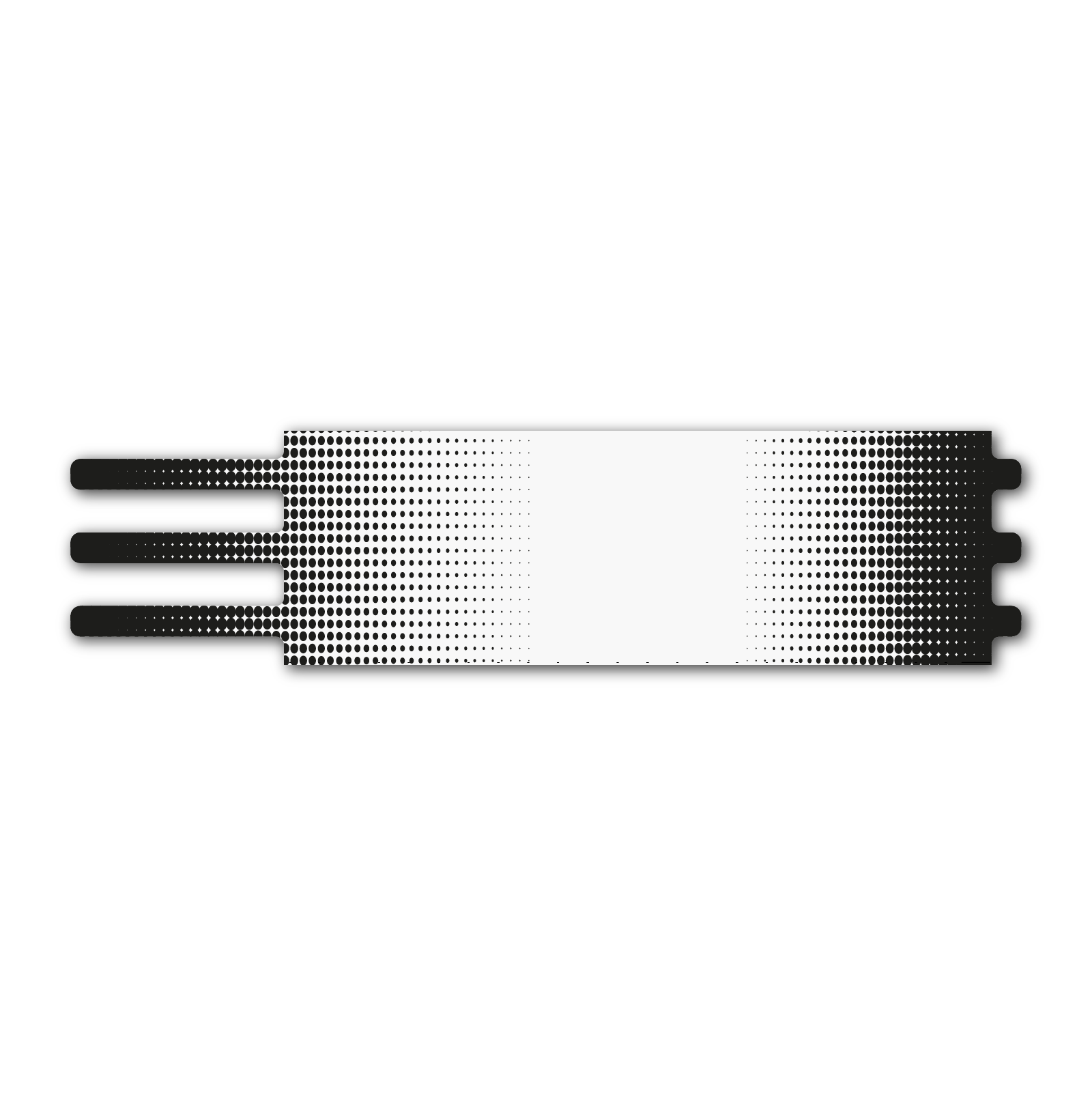 Ultralight - Gradient Black on Frost White - CustomMadeWraps.com