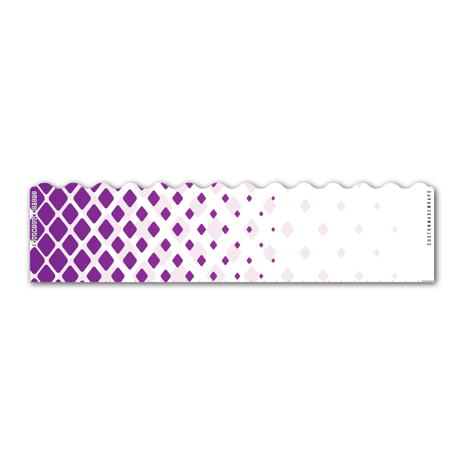 Wave Edge - Halftone Purple - CustomMadeWraps.com