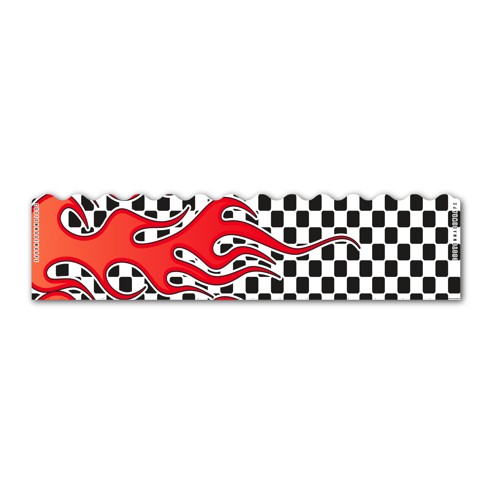Wave Edge - Hotrod Red - CustomMadeWraps.com