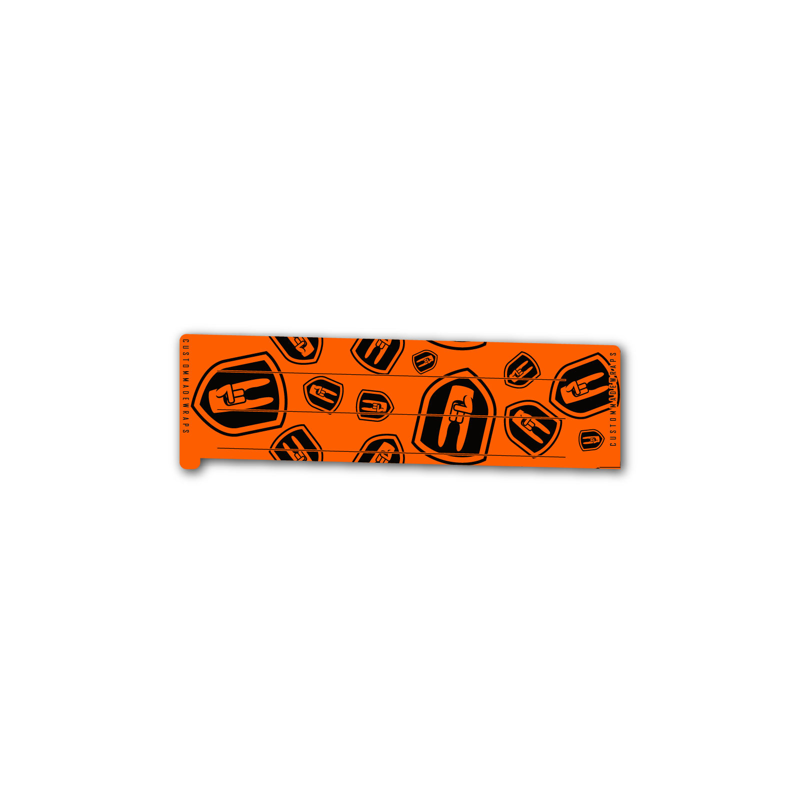 Spin Elite - Nock On Scatter Fluor Red Orange - CustomMadeWraps.com