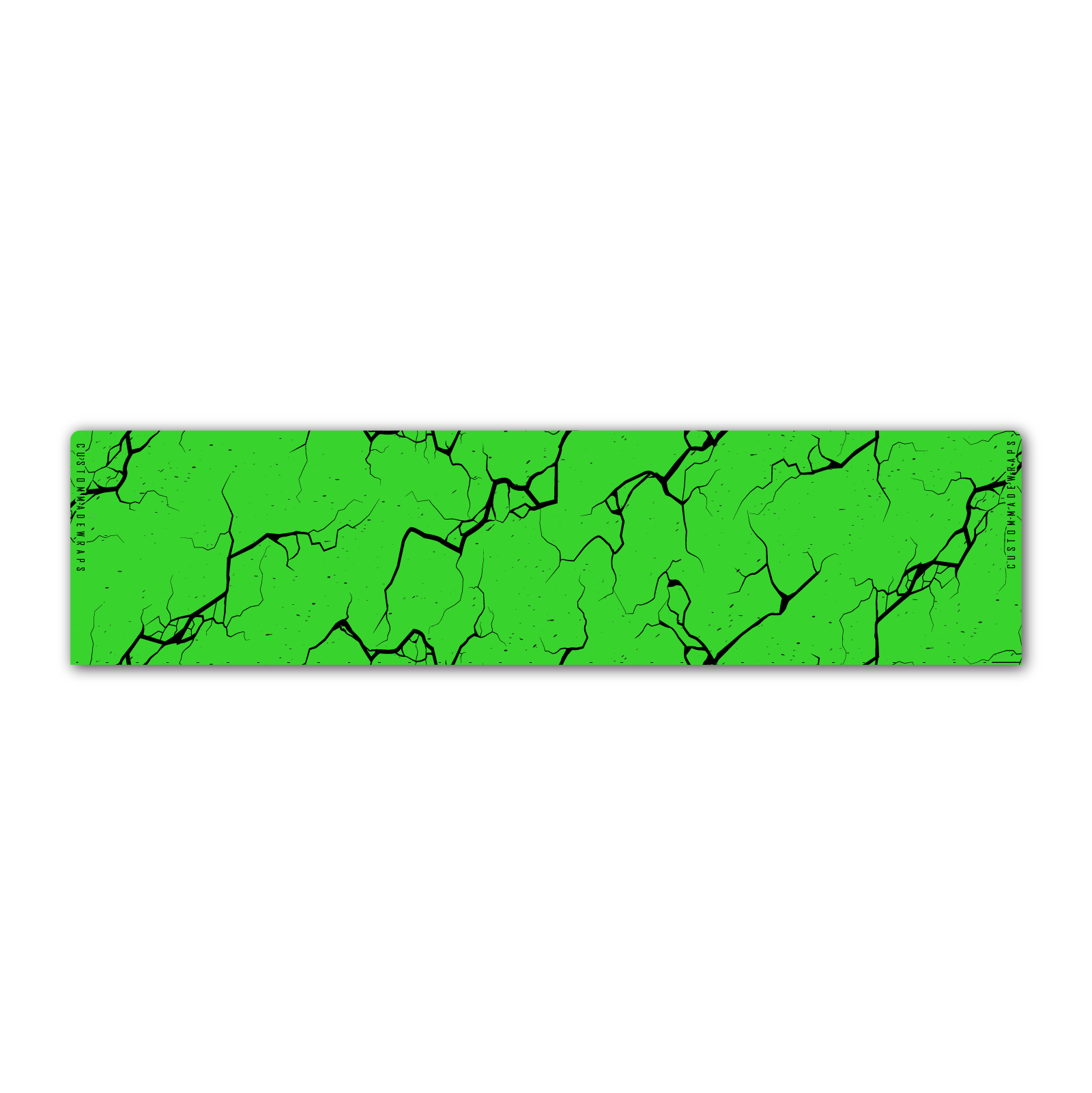 Regular - Shattered Fluor Green - CustomMadeWraps.com