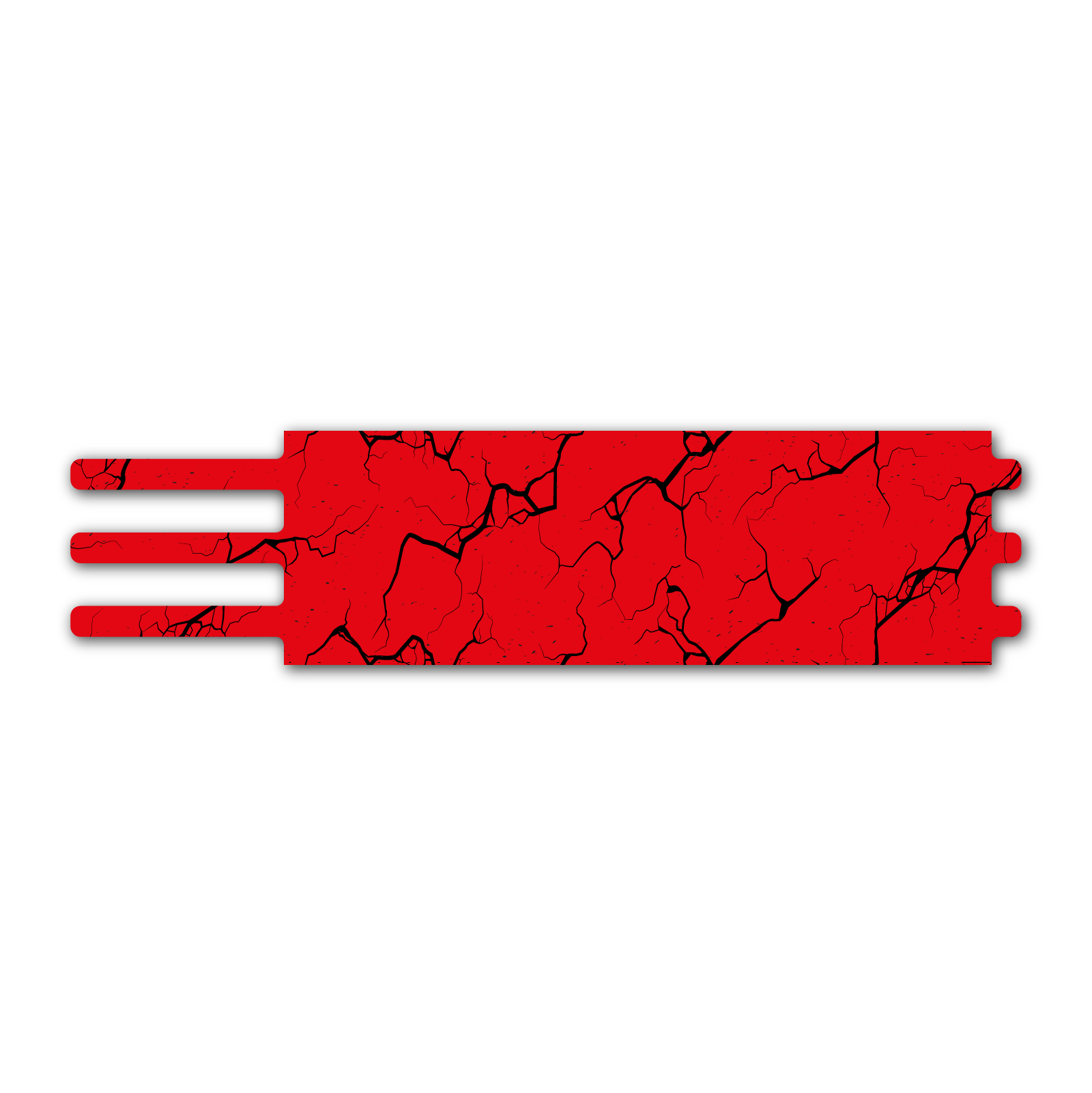 Ultralight - Shattered Fluor Red - CustomMadeWraps.com