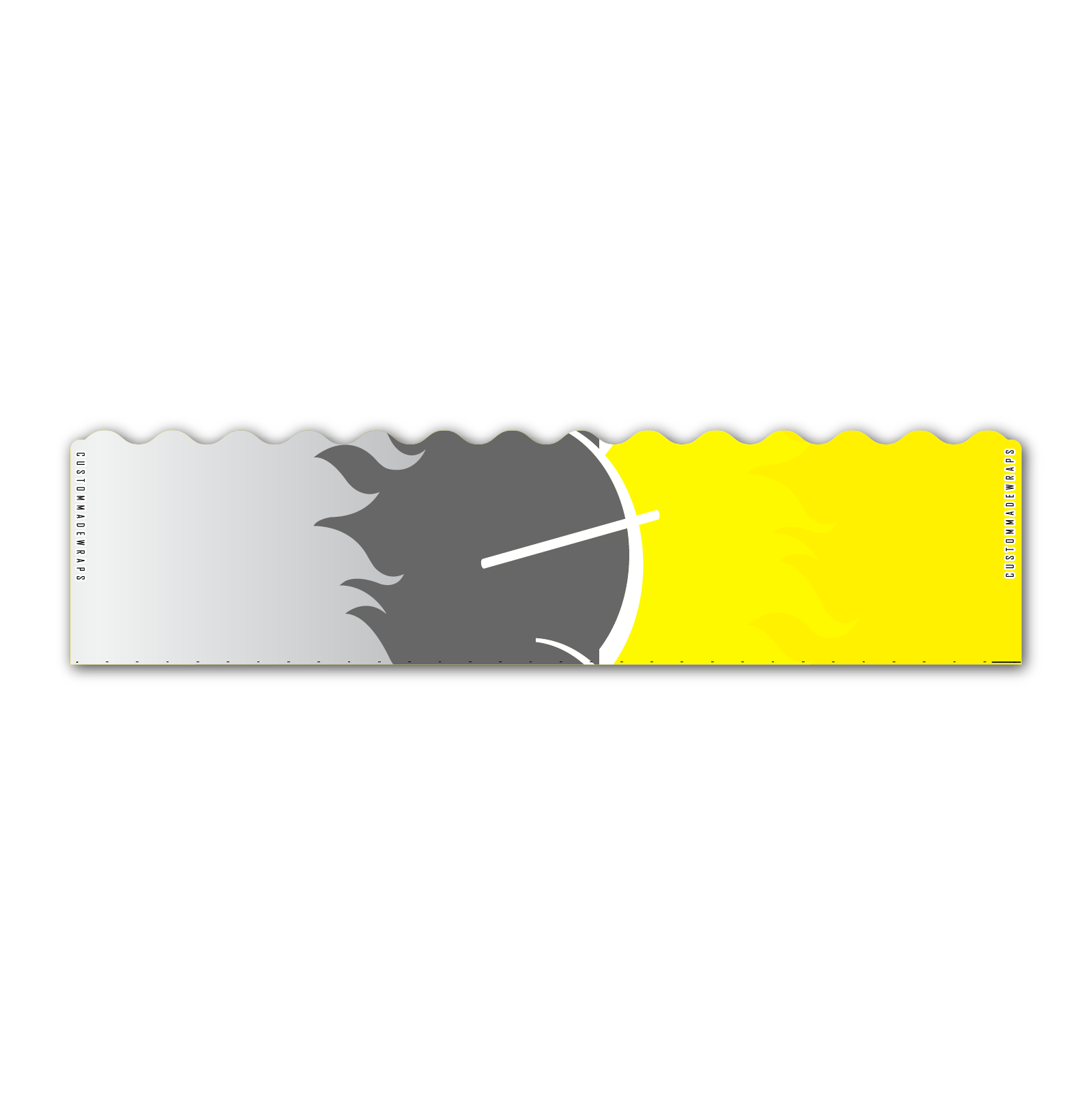 Wave Edge - Elzinga Archery Yellow - CustomMadeWraps.com